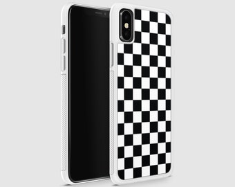 Checkered phone case | Etsy