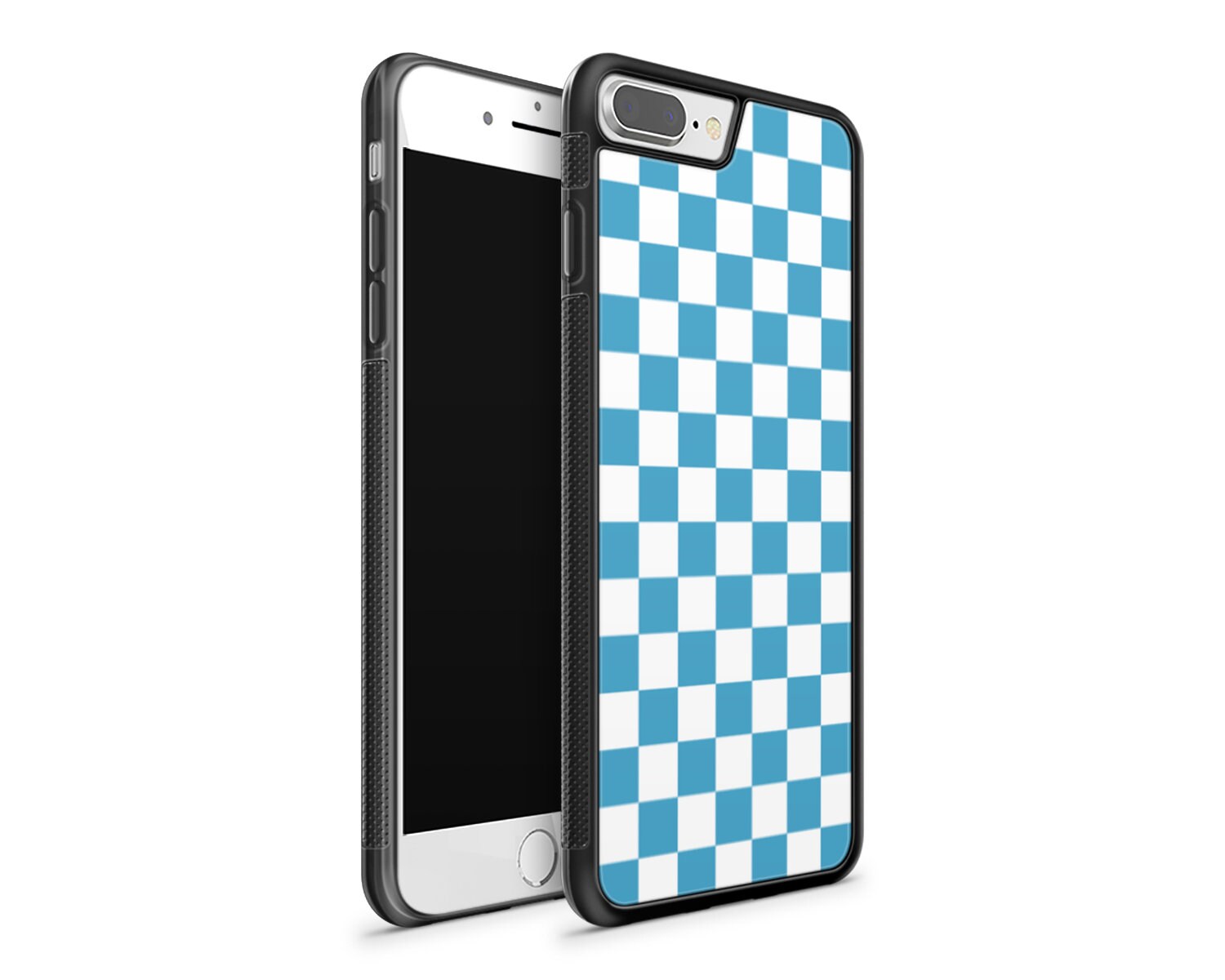 Blue Checkered Phone Case / Iphone 7 Case / Iphone 7 Plus Case - Etsy