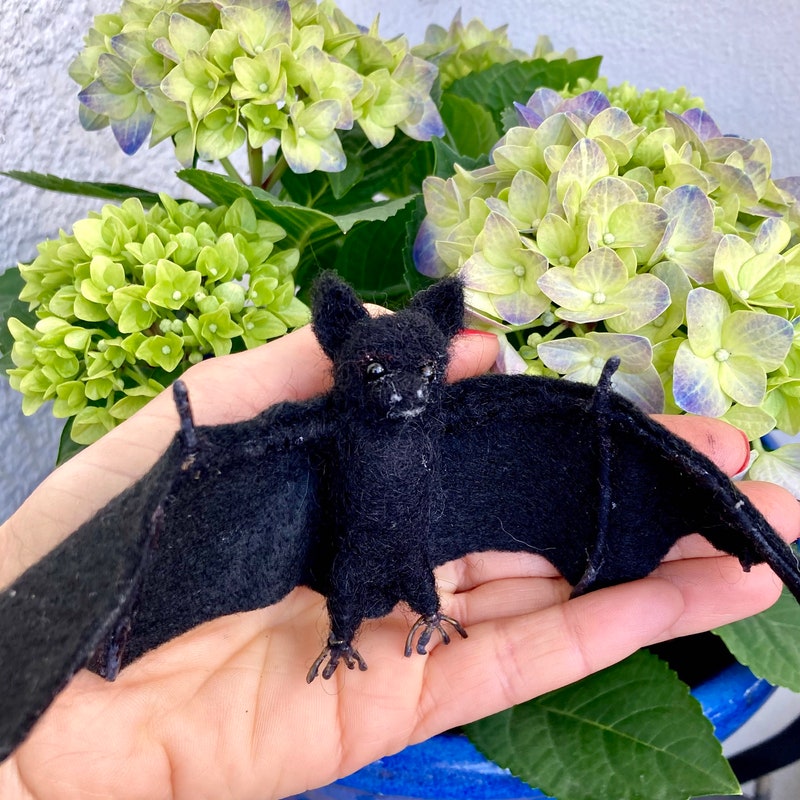 Felted Bat - Etsy