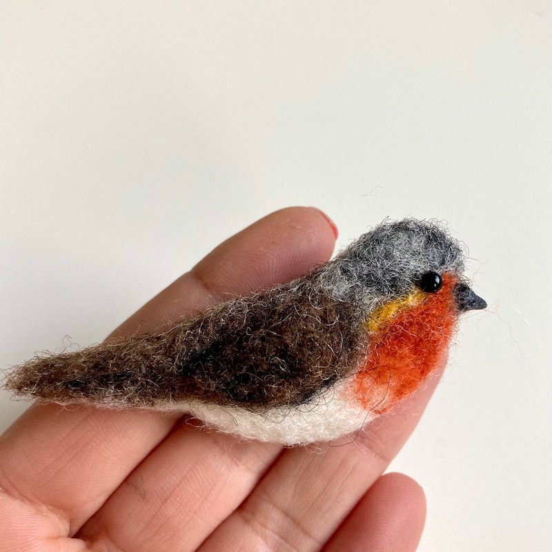 Felt Robin - Etsy UK