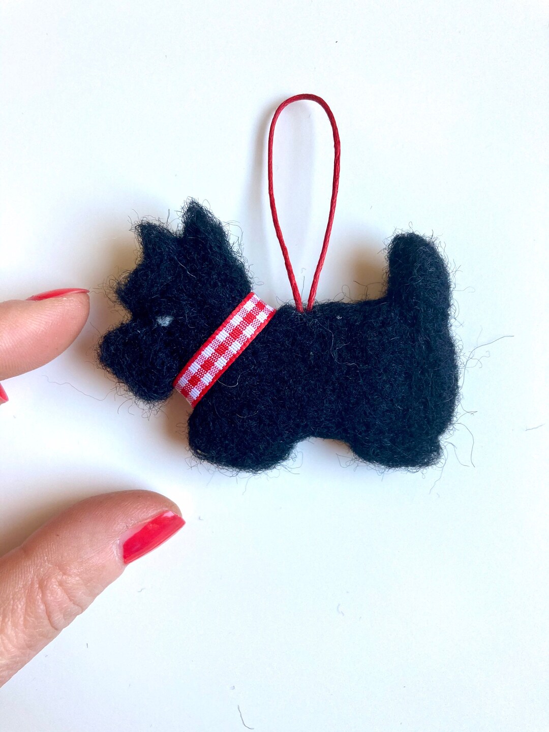 Miniature Scottish Terrier Dod Christmas Ornament Realistic Animal ...