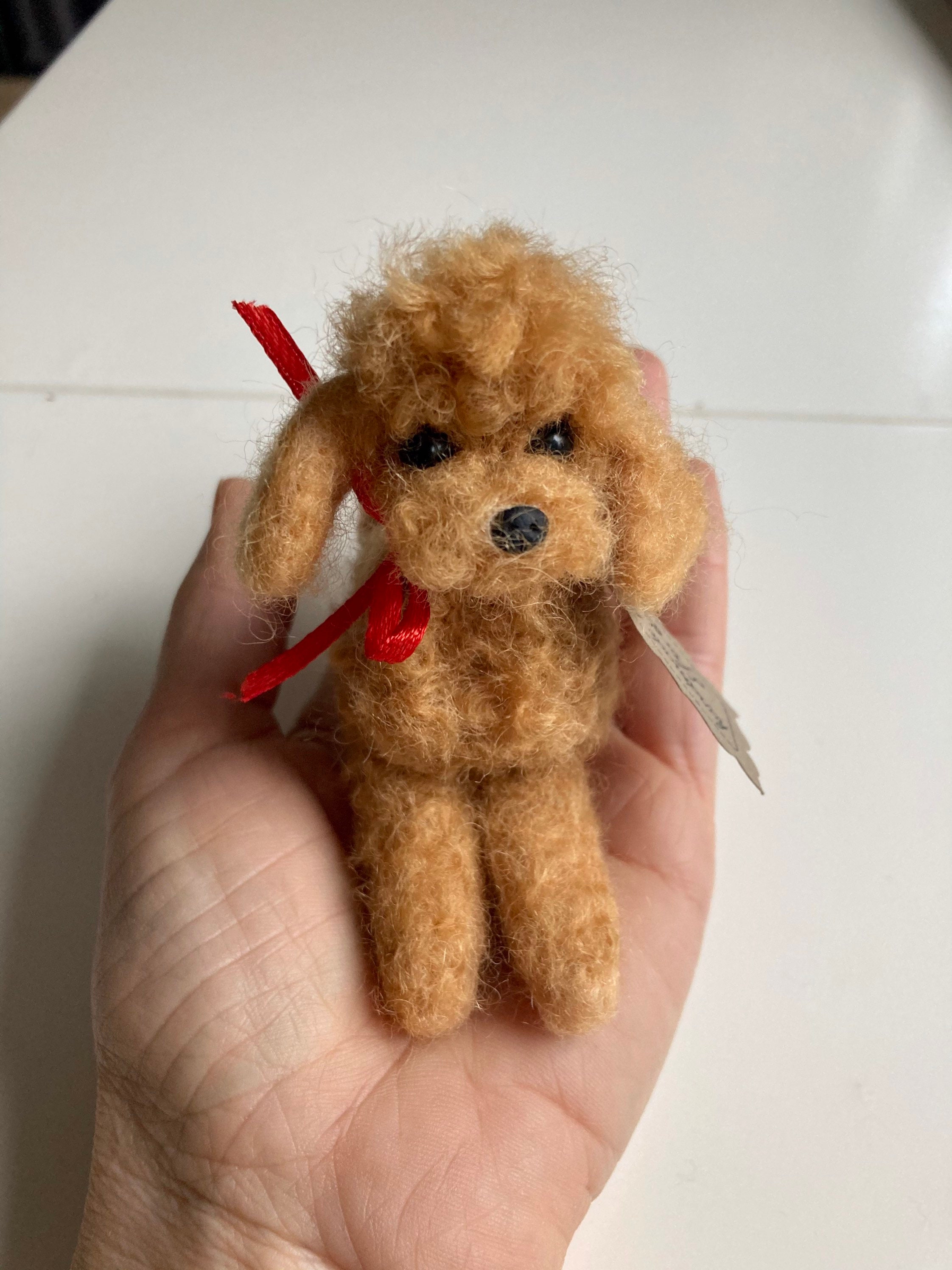 Needle Felted Poodle Dog Toy Poodle Wool Felt Toy Poodle - Etsy