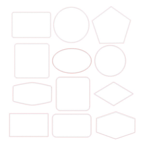 Stitch Patterns for Hat Patches Svg - Etsy