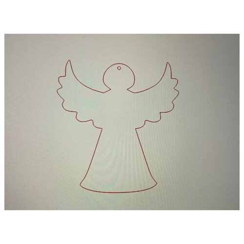 Christmas Tree Angel Silhouette SVG Svg Dxf Cricut - Etsy