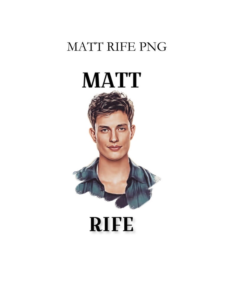 Matt Rife PNG Digital File - Etsy