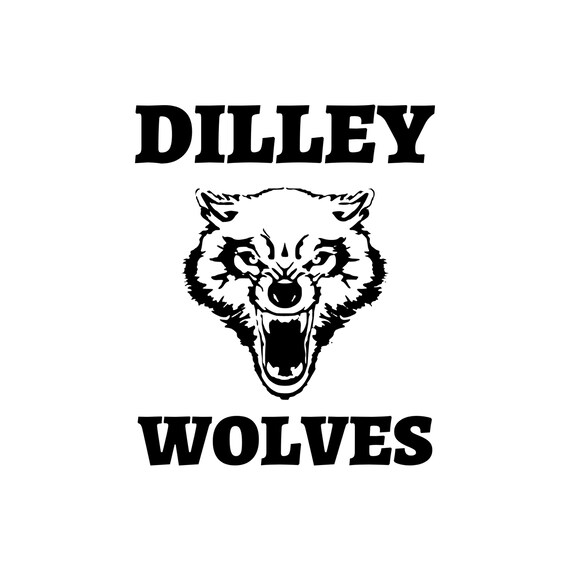 Dilley Wolves SVG - Etsy