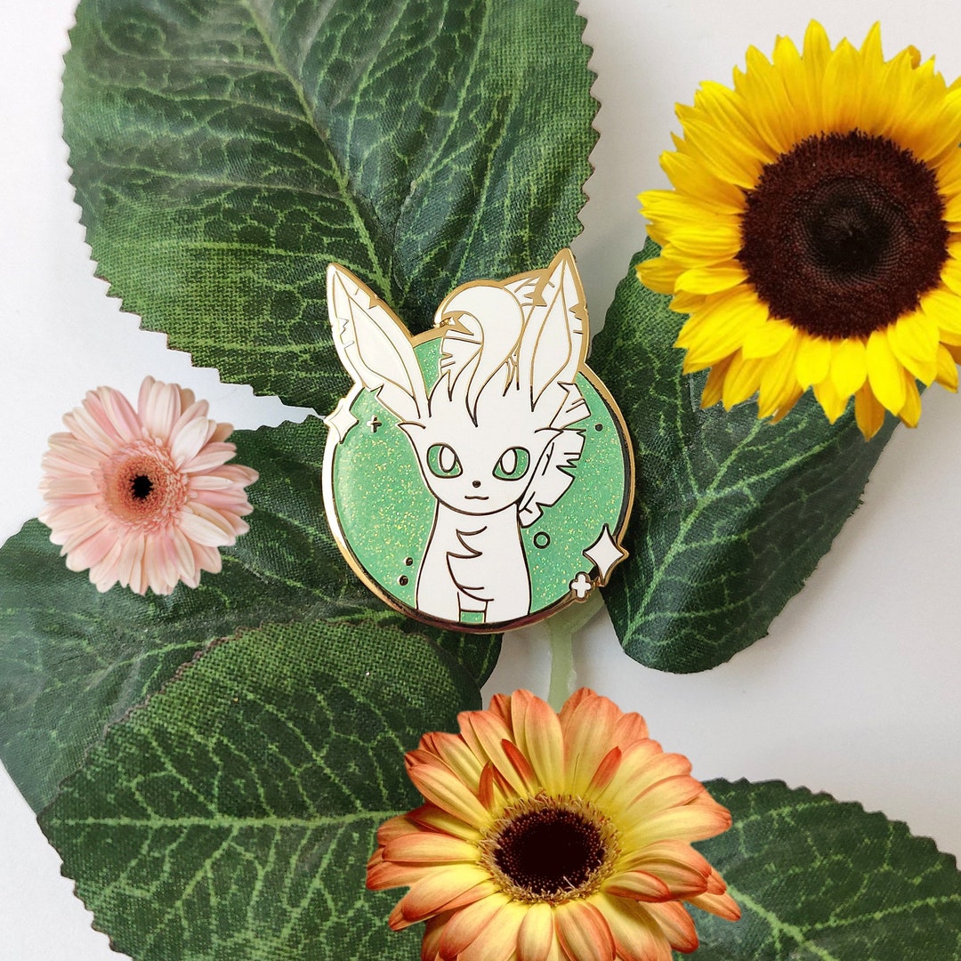 Leafeon Enamel Pin - Etsy