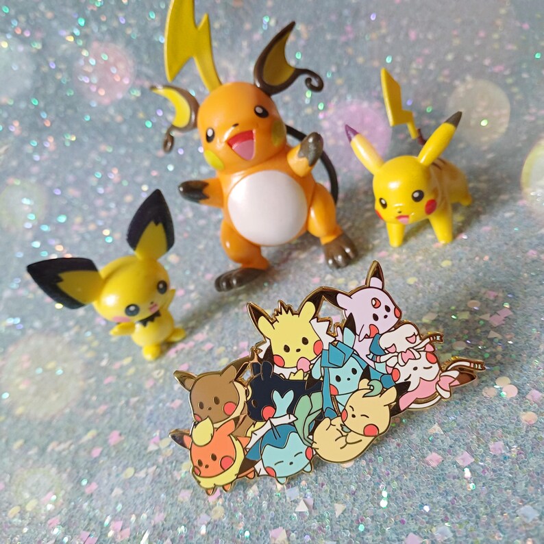 Pika-eeveelutions | Enamel Pin - Etsy