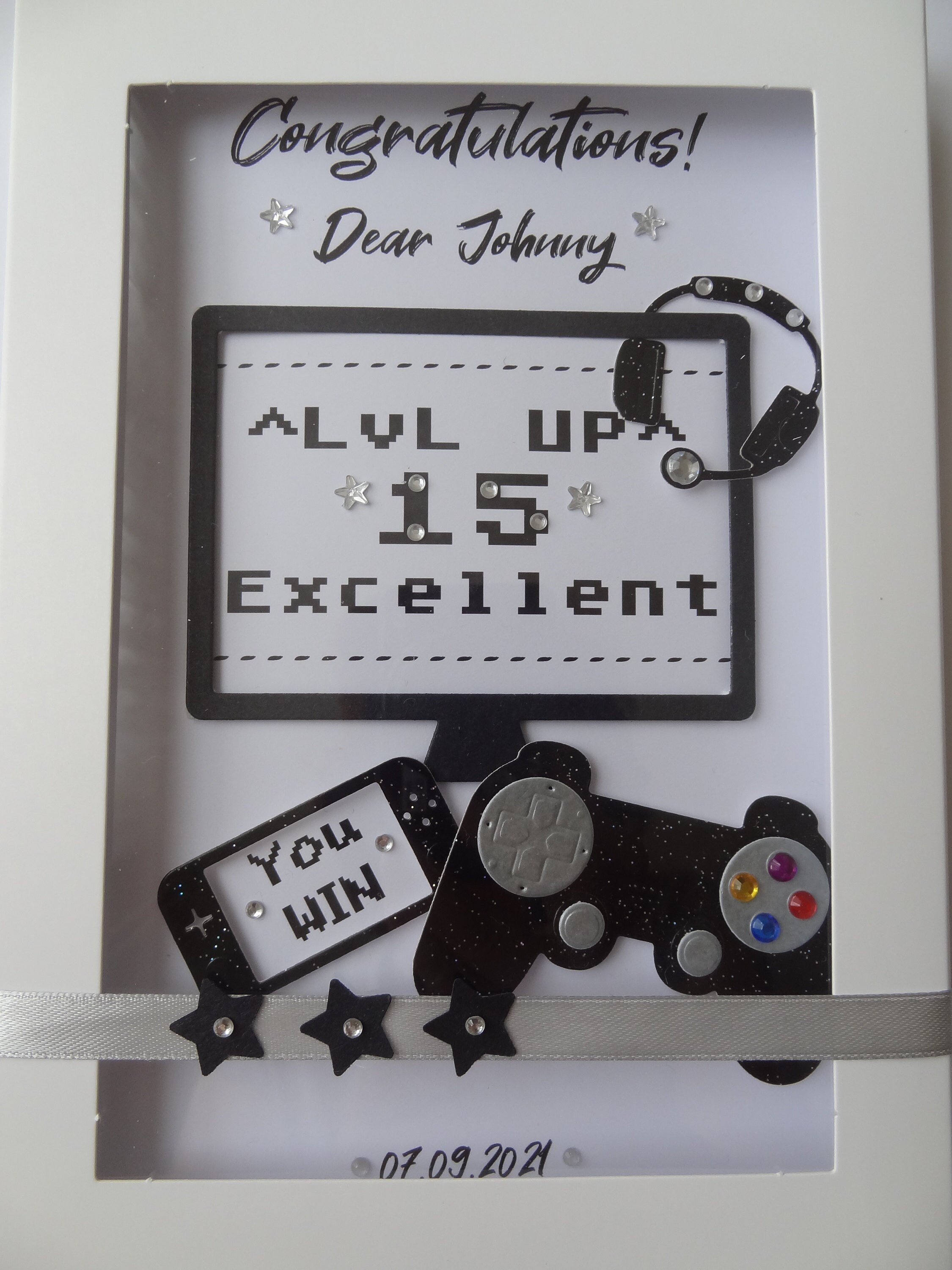 Handmade Personalised GAMER Gaming Birthday Card for any | Etsy