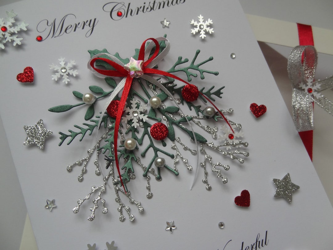 Handmade Personalised Luxury 3D Christmas Card With GIFT BOX - Etsy