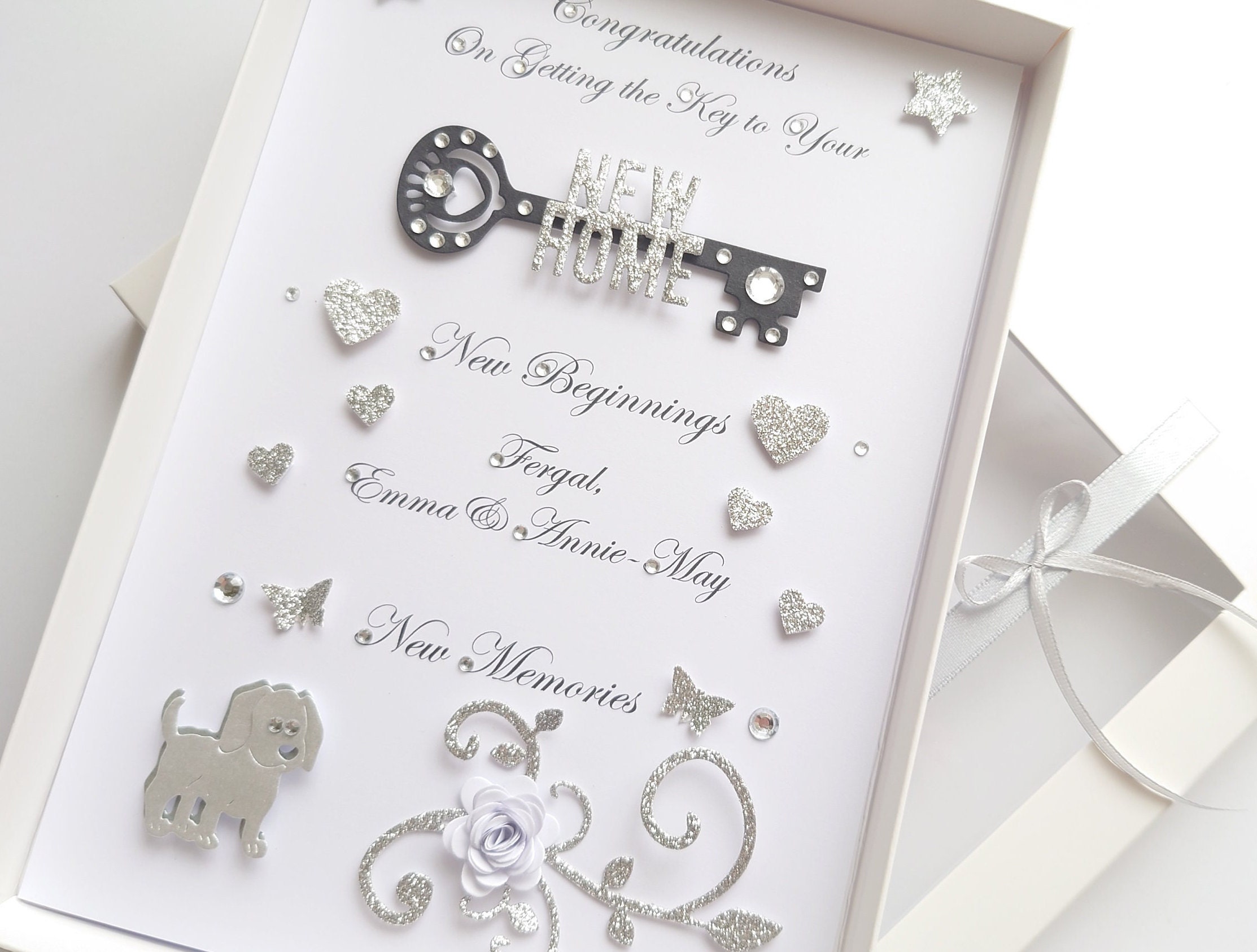 NEW Home Handmade Personalised 3D Card / New Memories / - Etsy UK