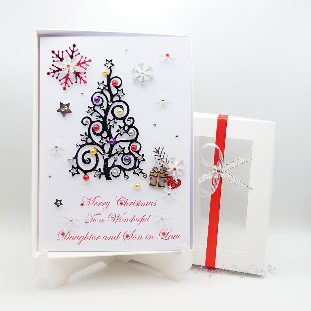 Handmade Personalised Luxury 3D Christmas Card With GIFT BOX - Etsy UK