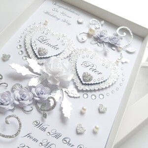 Handmade Personalised 3D Wedding Card / Anniversary / Engagement Card ...