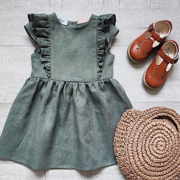 Ruffle Baby Dress - Etsy