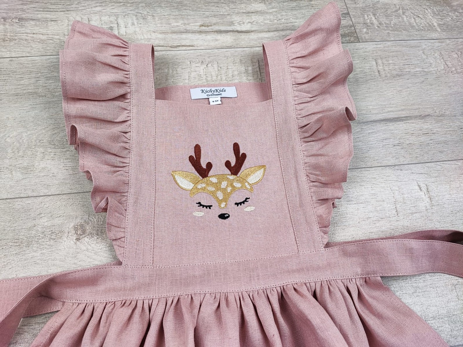Girls Aprons, Pinafore for Dresses, Ruffled Apron, Gift for Girls ...