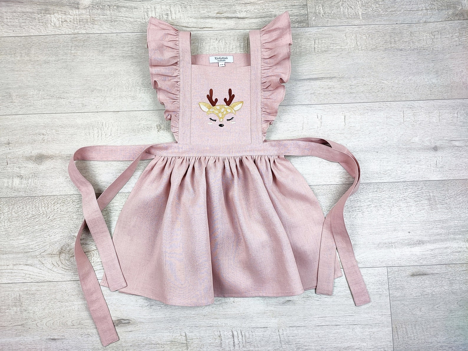 Girls Aprons, Pinafore for Dresses, Ruffled Apron, Gift for Girls ...