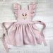 Girls Aprons, Pinafore for Dresses, Ruffled Apron, Gift for Girls ...