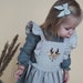 Girls Aprons, Pinafore for Dresses, Ruffled Apron, Gift for Girls ...