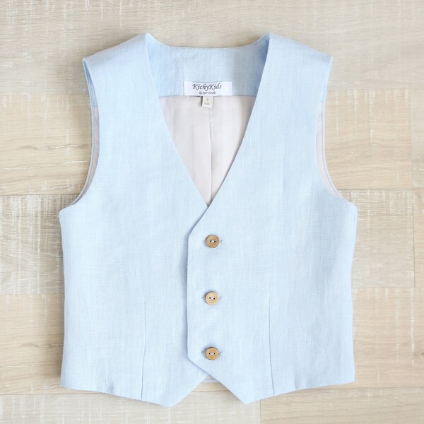 Baby Blue Vest - Etsy