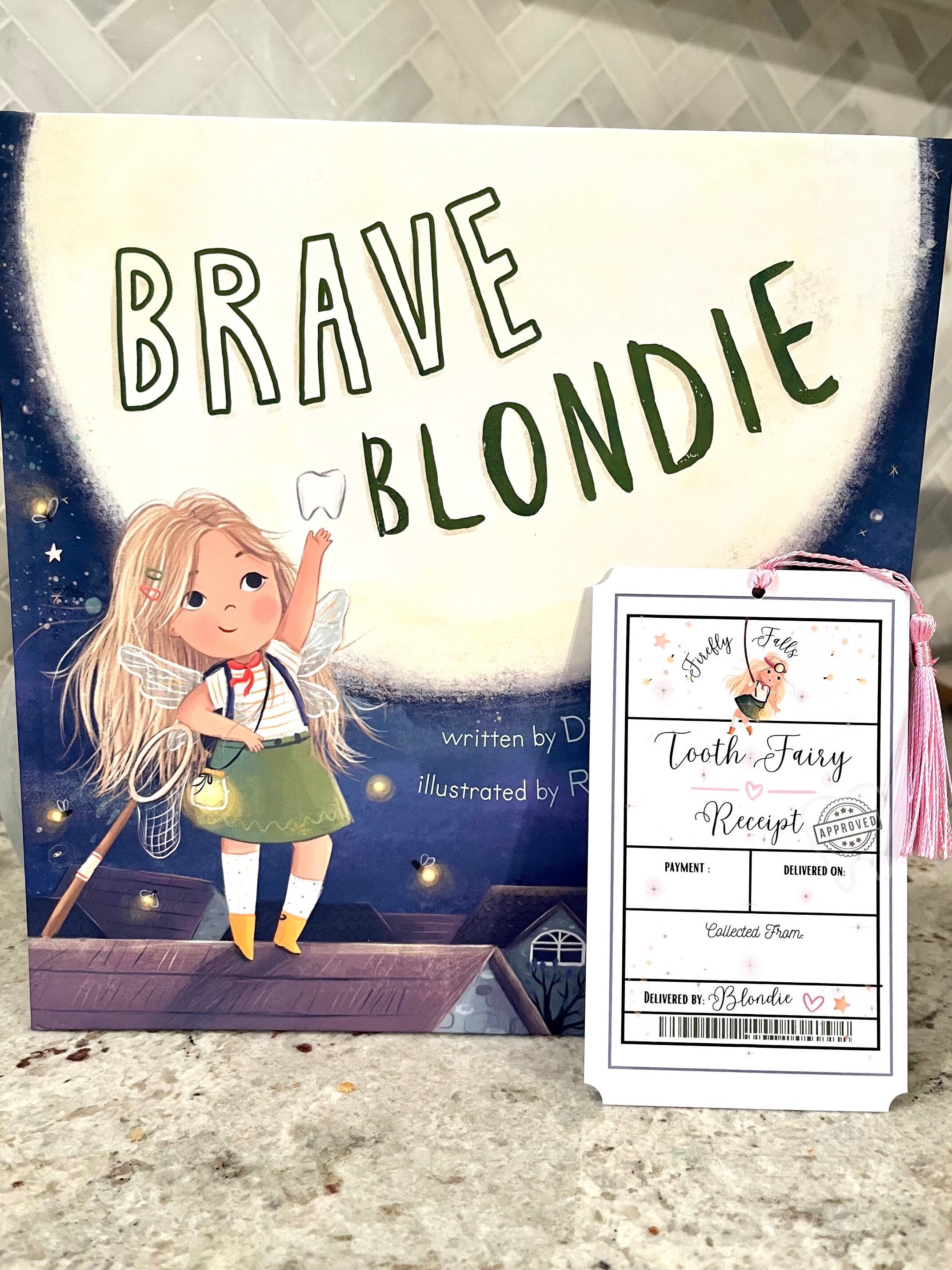 TOOTH FAIRY BOOK and Receipt, Tooth Fairy, Tooth Fairy Book, Brave ...
