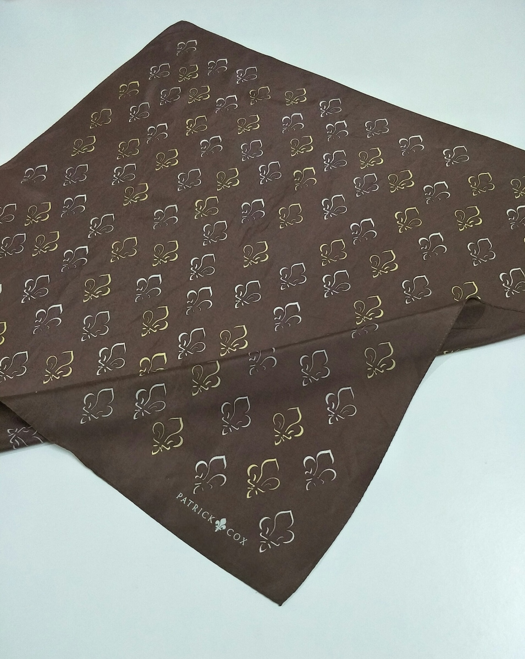 Vintage PATRICK COX Canadian-british Fashion Designer Luxury Small Silk ...