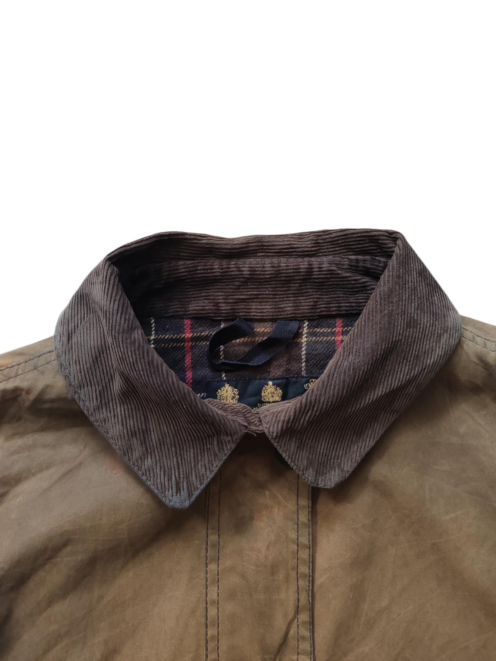 Barbour Newmarket Jacket Size UK 12 EU 38 US 8 Waxed Khaki Thrashed ...