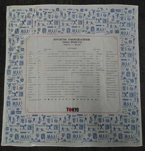Vintage 1964 Japan Tokyo Summer Olympic Sport Program… - Gem