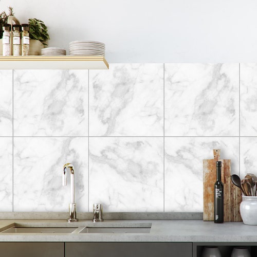 Wall Vinyl Tile Decals for Kitchen Bathroom or Backsplash - Etsy