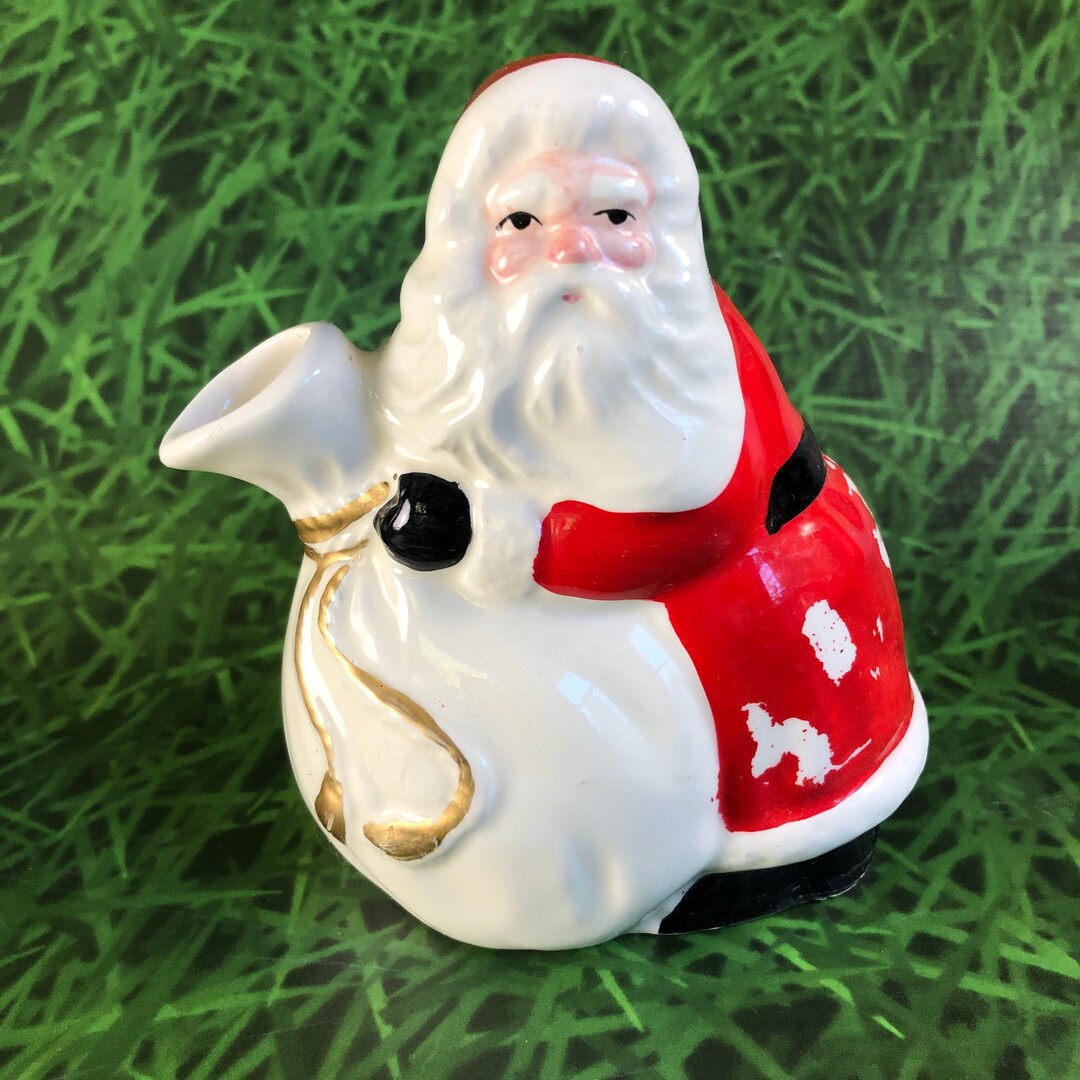 Vintage Santa Creamer - Etsy