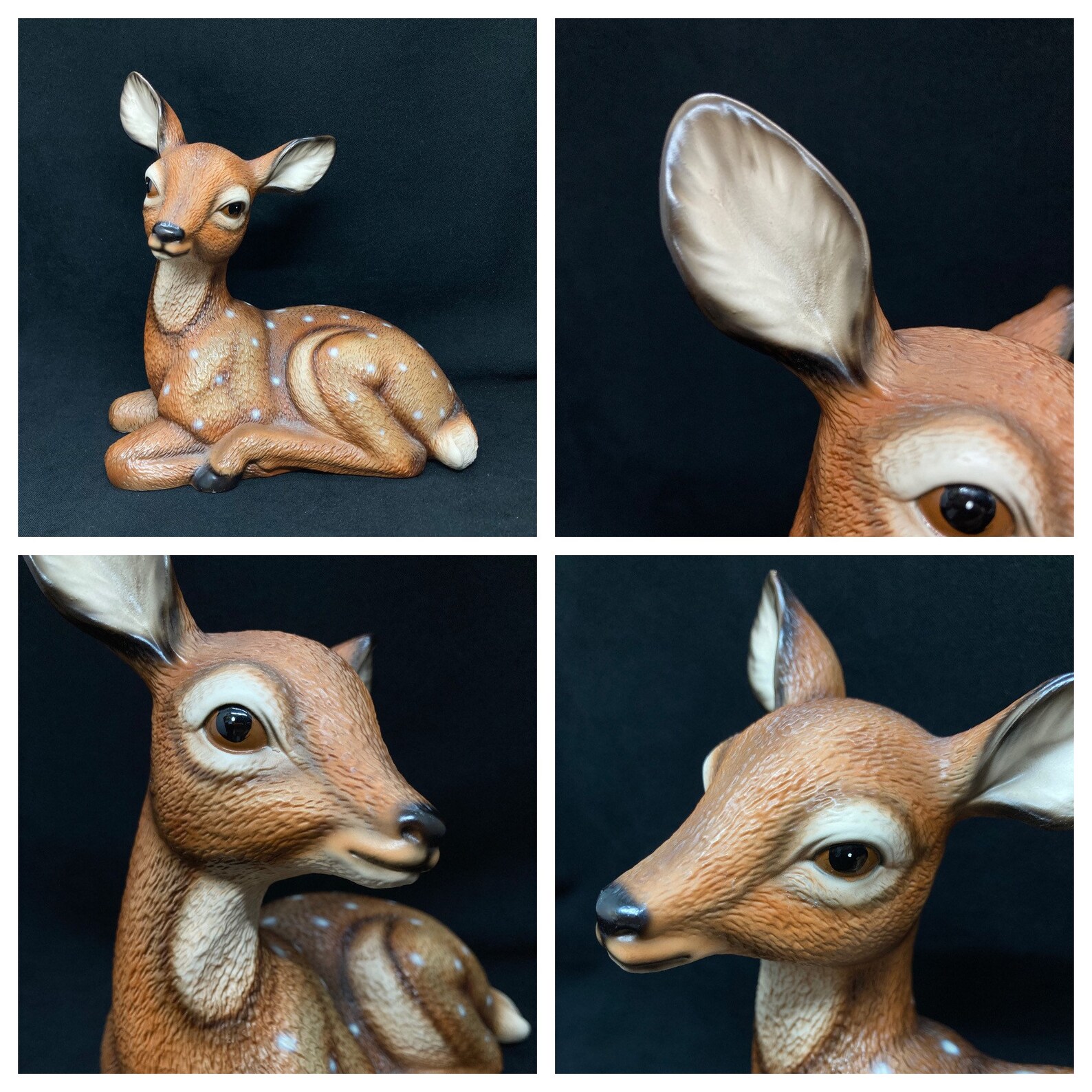 Vintage Fawn Figurine by the Harvey Knox Collection Hand Painted Japan ...
