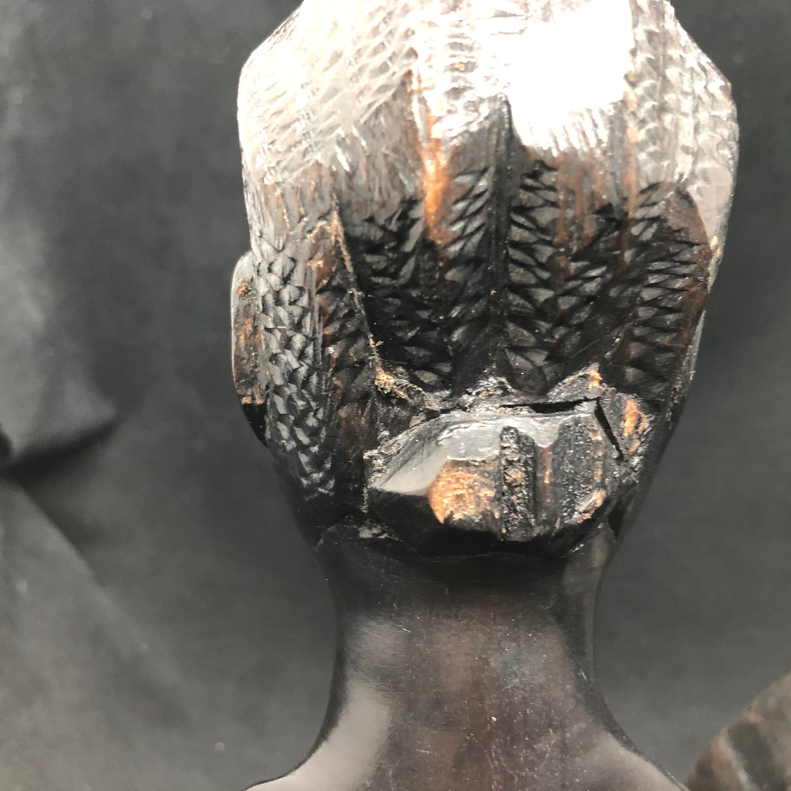 Vintage Pair African Hand Carved Busts | Etsy