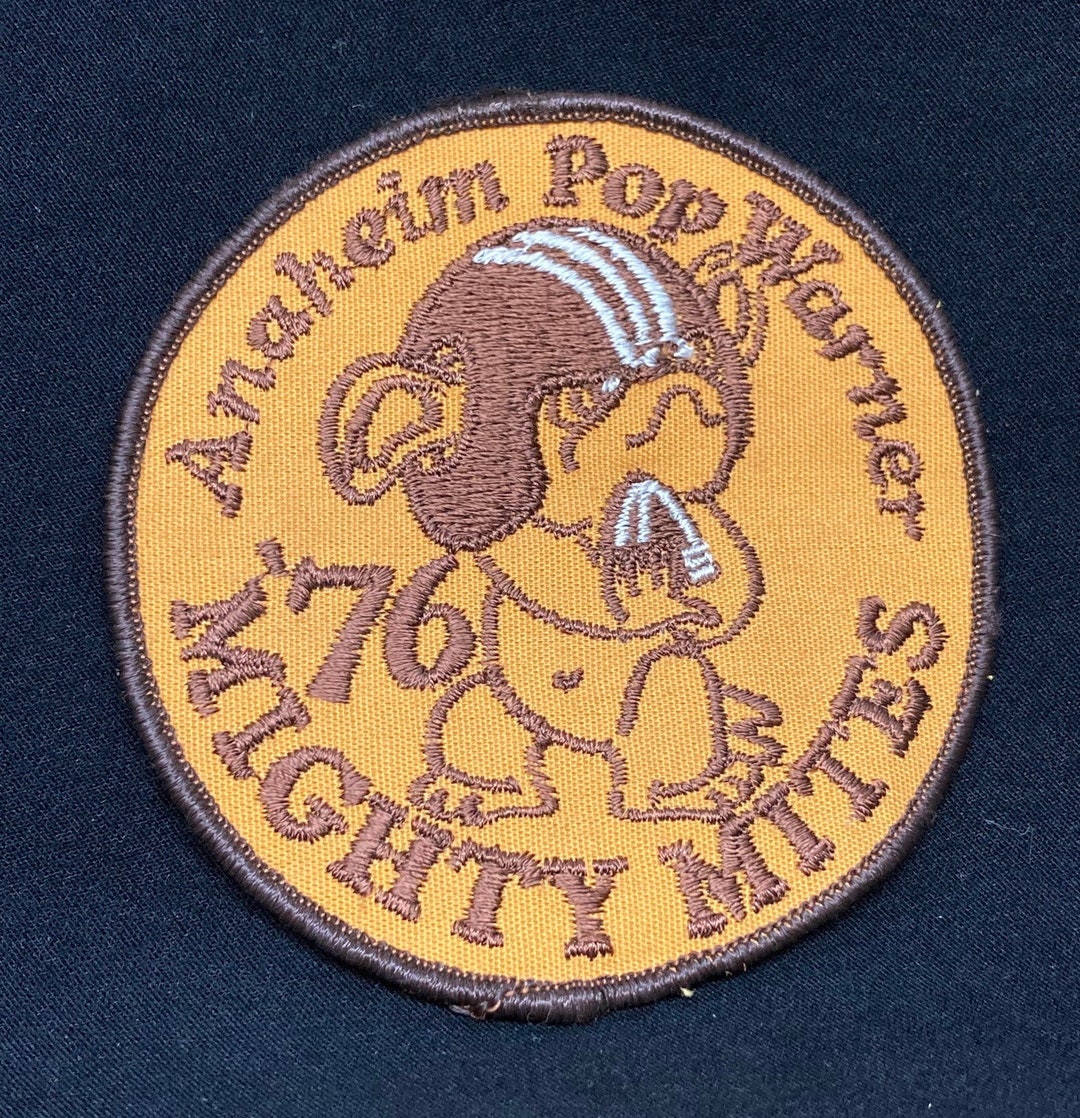 Vintage Pop Warner Anaheim Mighty Mites 1976 Patch Unused - Etsy