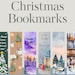 Christmas Winter Bookmarks Digital Bookmarks Christmas Holiday ...