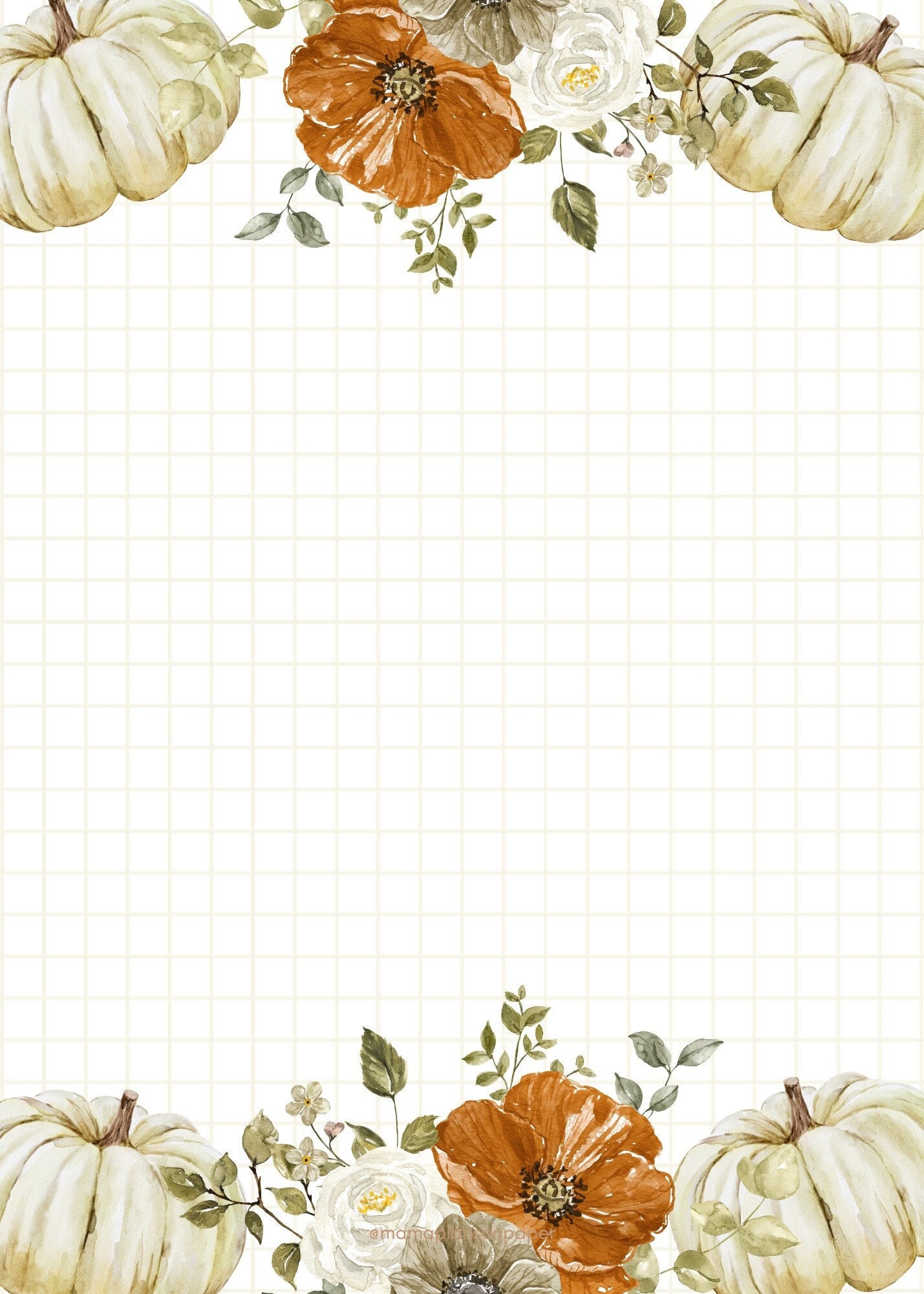 Fall Note Pages | Fall Planner - Etsy