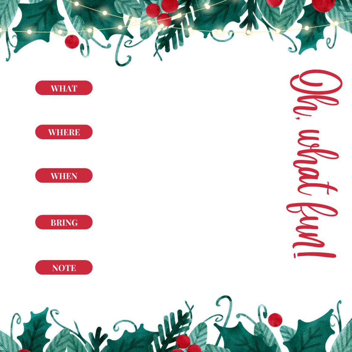 Printable Christmas Sticky Notes: Holiday Planner (PDF) - Etsy