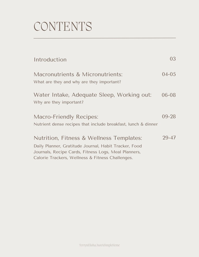 Nutrition, Wellness, and Fitness Guide for Moms - Recipes, Guides, Charts, Printables, Trackers ...