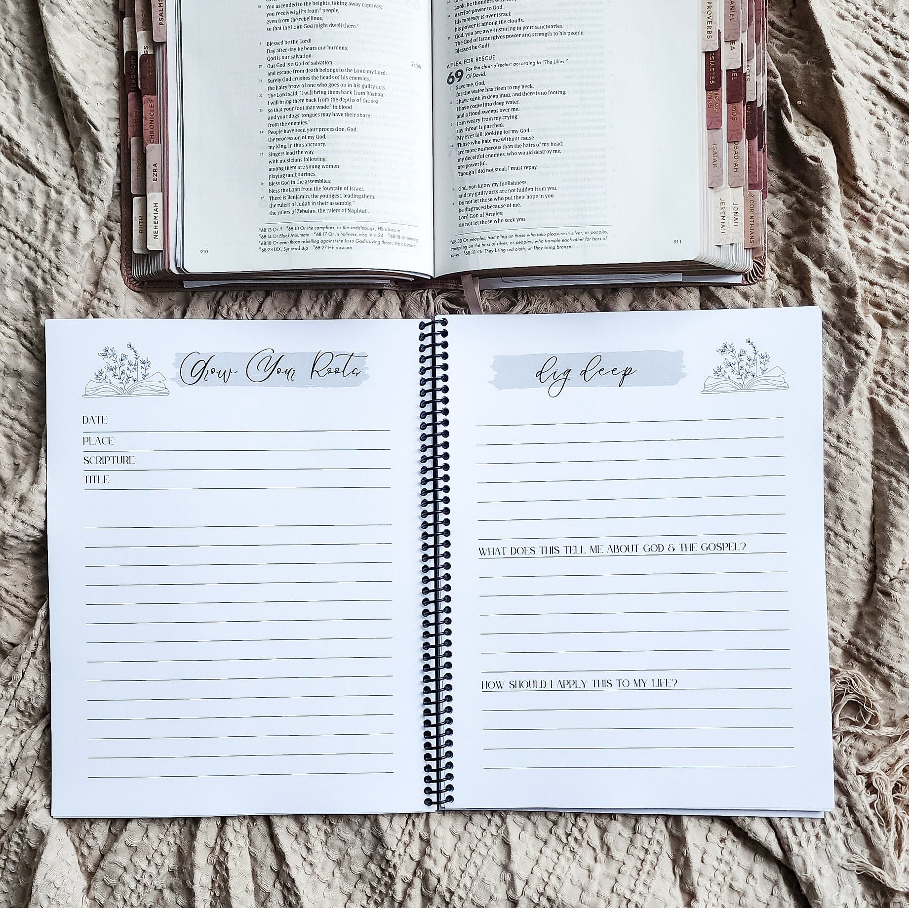 Rooted Scripture Journal: Printable Bible Study (PDF Pattern) - Etsy