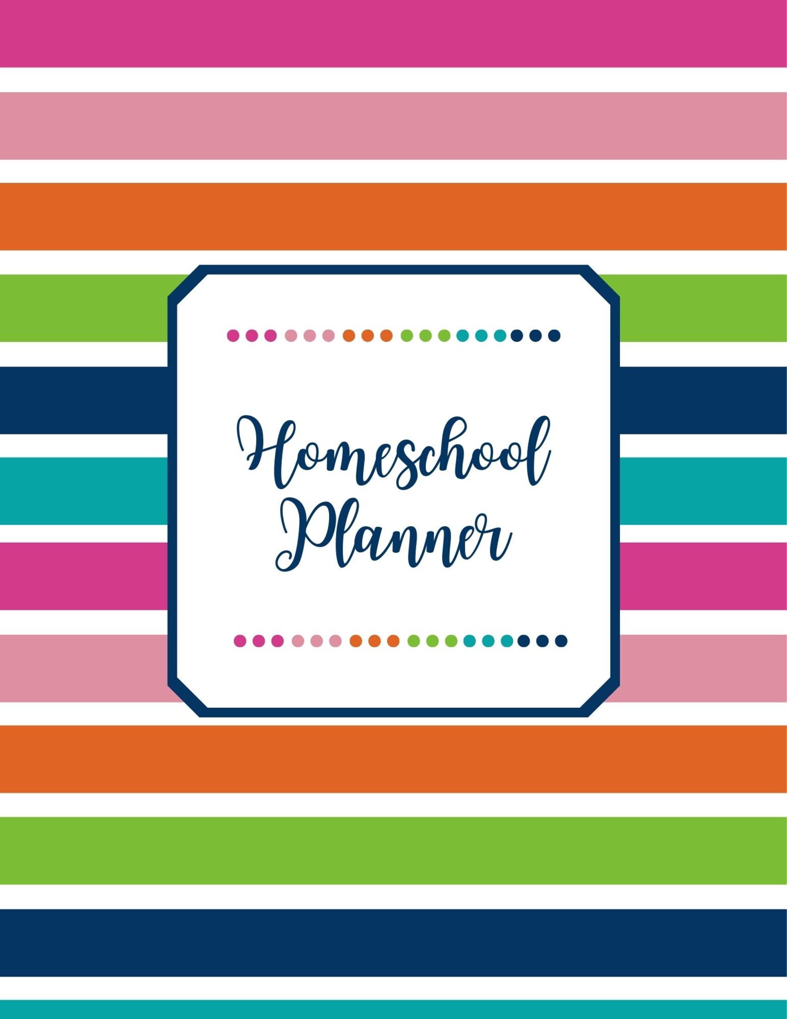 The Simple Homeschool Planner - Etsy