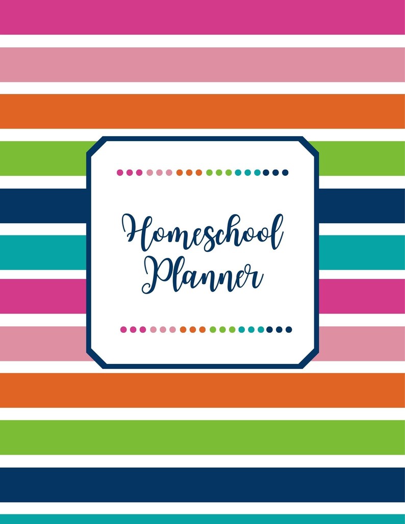 The Simple Homeschool Planner - Etsy
