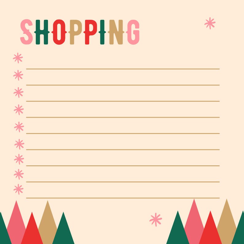 Printable Christmas Sticky Notes: Holiday Planner (PDF) - Etsy