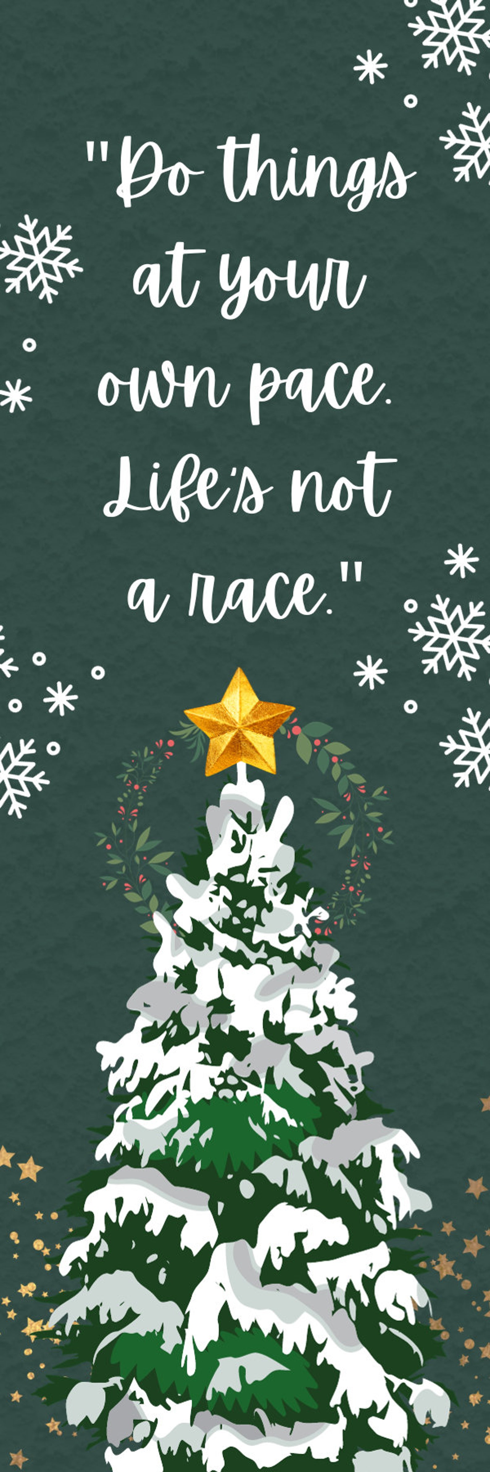 Christmas Winter Bookmarks Digital Bookmarks Christmas Holiday ...