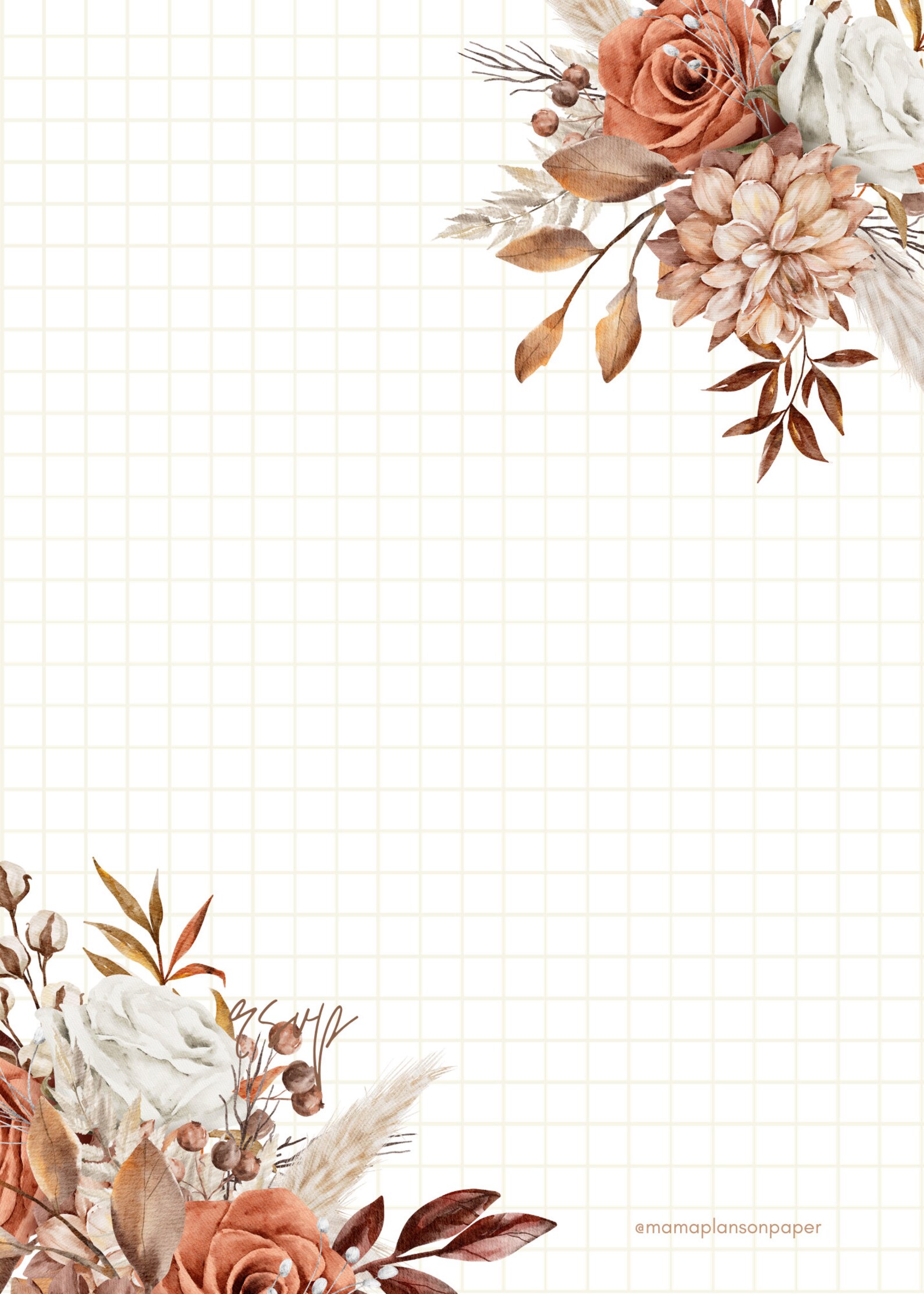 Fall Note Pages | Fall Planner - Etsy