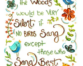 Inspirational original art prints by LemonPetunia on Etsy