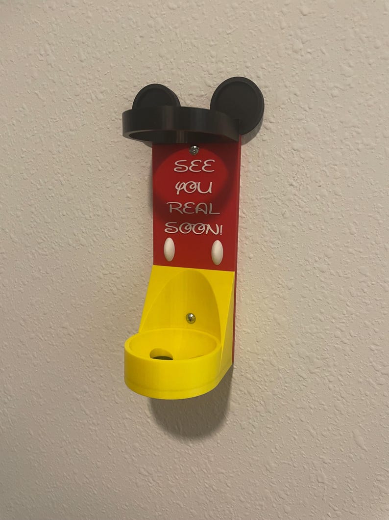 Mickey Mouse & Buzz Lightyear Bubble Wand Vertical Wall Mounts – Disney ...