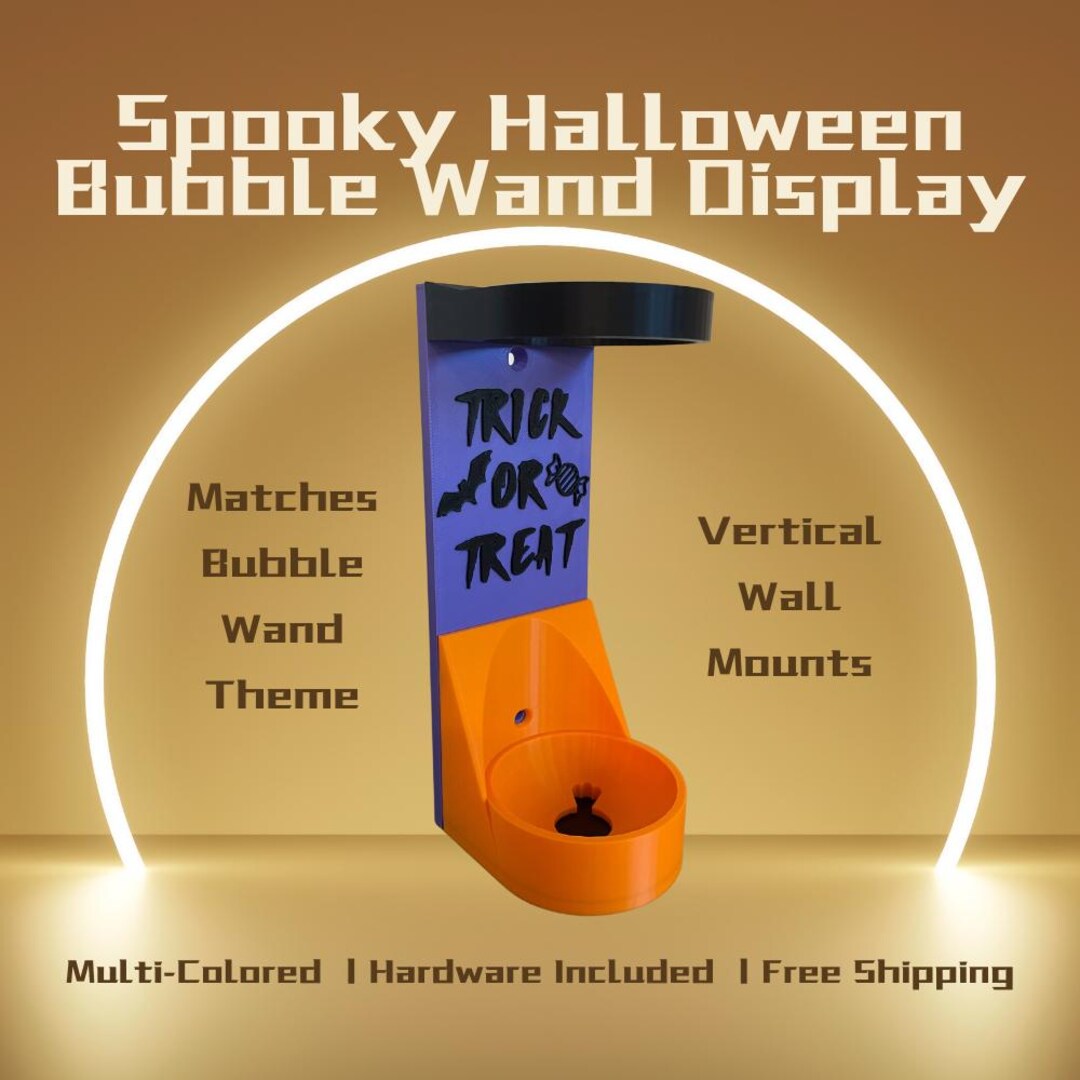 Mickey Mouse Halloween Bubble Wand Holder | 3D Printed Disney Decor - Etsy