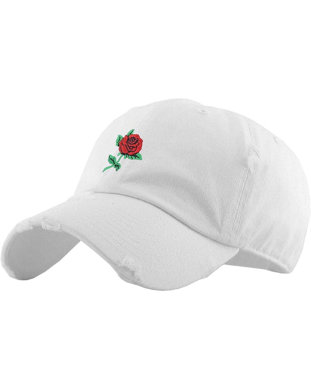 Rose Flowers Love Good Vibes Men Women Dad Hat Baseball Cap Adjustable ...