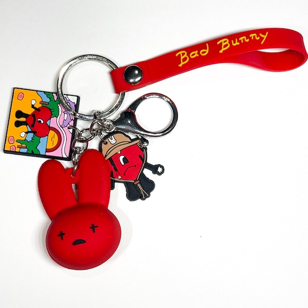 Bunny Keychain - Etsy