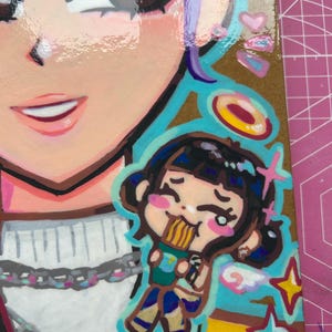 Kpop Demon Hunters Rumi Hand Painted A4 Sketchbook - Etsy