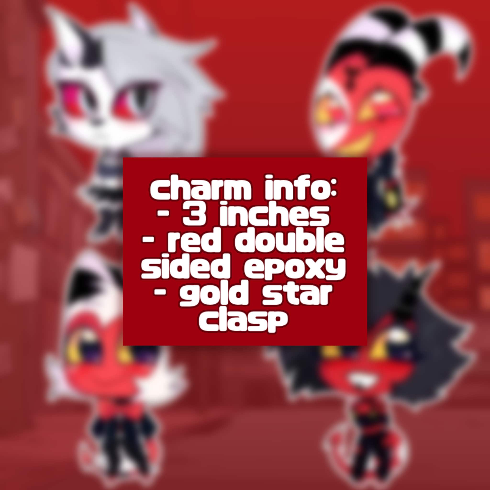 PREORDER Helluva Boss IMP Charms - Etsy