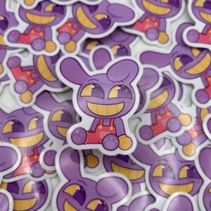 TADC Vinyl Stickers | the Amazing Digital Circus (PACK OF 3) Jax Gangle ...